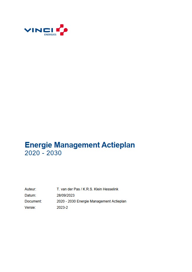 CO2 Prestatieladder Energiemanagement Actieplan 2020-2030 v2023-2 ...
